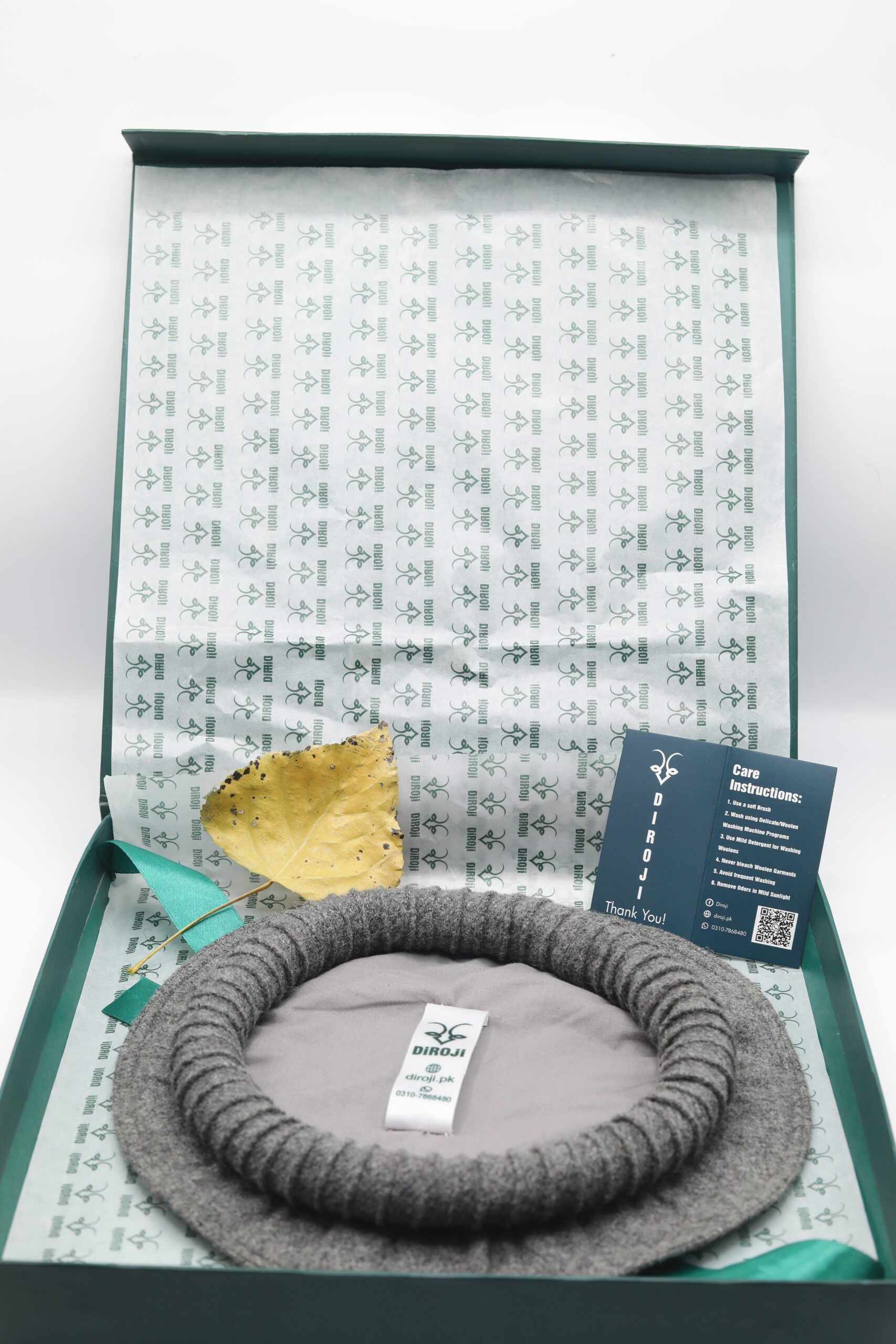 Carbon Grey Luxury Hand Made Pure Woolen Pakol Cap – DIROJI