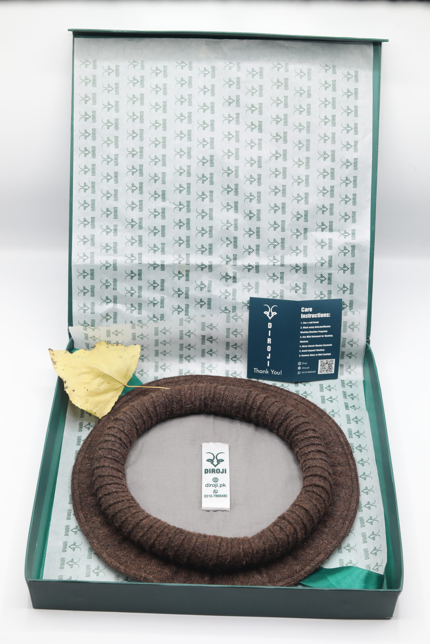 Woody Brown Luxury Hand Made Pure Woolen Pakol Cap – DIROJI